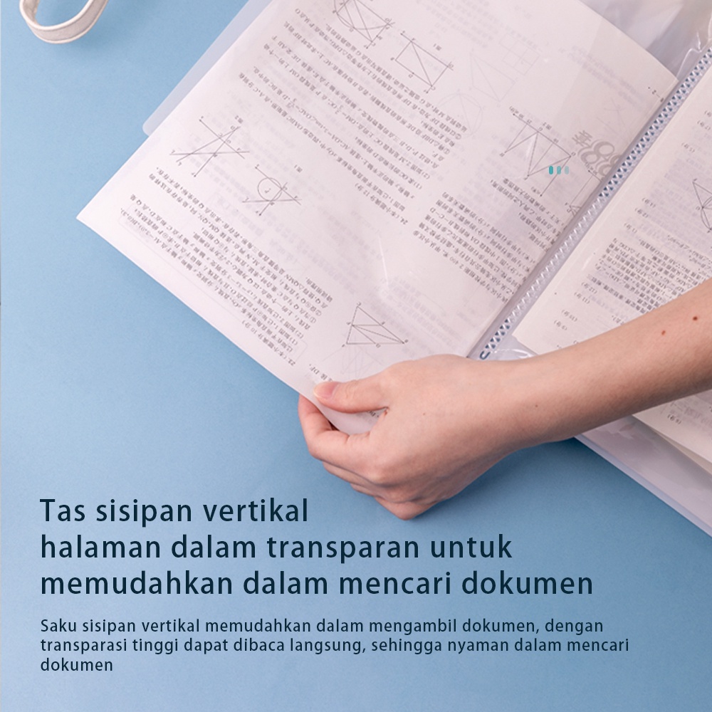 Jual Deli File Map Buku A4 30/40/60 Halaman Desain Kartun Anti Air ...