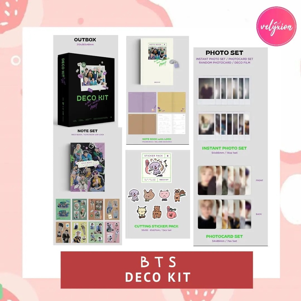 Jual BTS - Deco Kit (sealed) | Shopee Indonesia