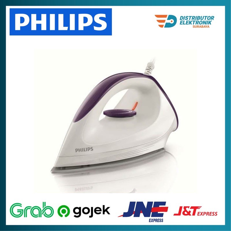 Jual PHILIPS SETRIKA AFINIA GC160 Putih Ungu (GARANSI RESMI) GC 160 ...
