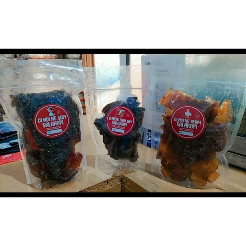 Jual DENDENG SAPI, DENDENG AYAM, DENDENG PARU SALAKOPI CIANJUR | Shopee ...