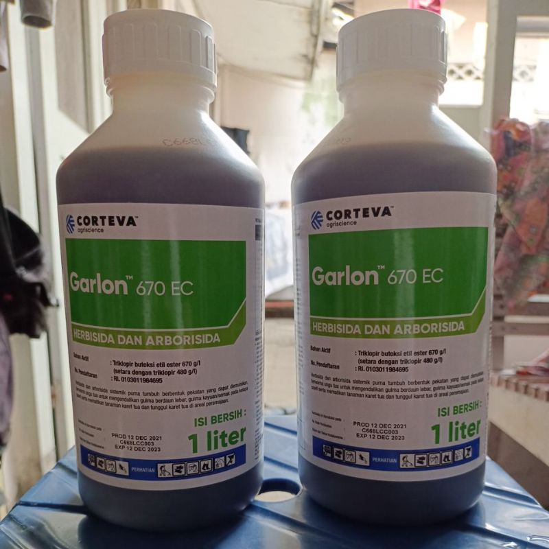 Jual GARLON 670 EC 1 Liter RACUN RUMPUT HERBISIDA GARLON 1 LITER/GARLON ...