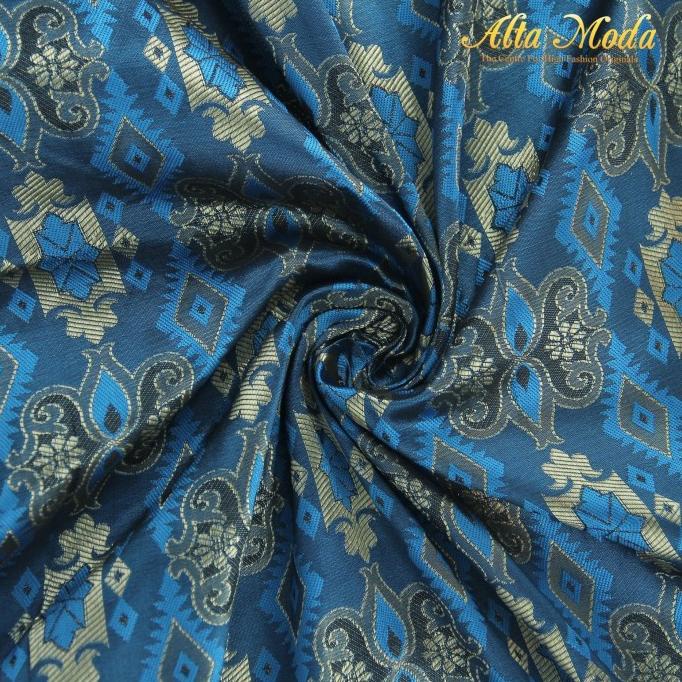 Jual Songket Motif Palembang Crystal Biru (1M) (Alta Moda) | Shopee ...