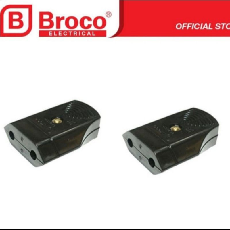 Jual BROCO CONTRA KONTRA STEKER GEPENG BIASA HITAM 334LN 334N | Shopee ...