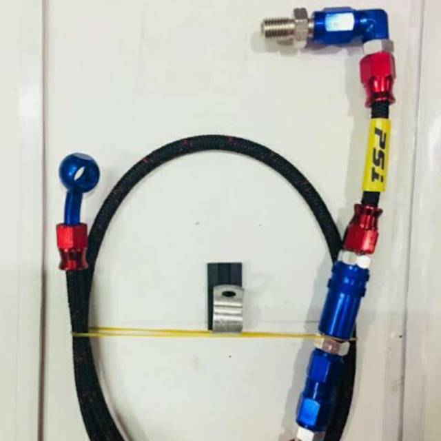 Jual Selang minyak rem cakram depan cnc psi panjang 105cm | Shopee ...