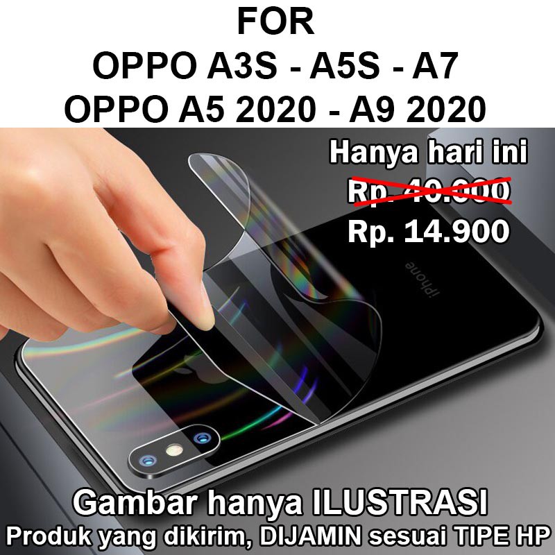 Jual Skin aurora Oppo A3s - A5s - A7 - A5 2020 - A9 2020 anti gores ...