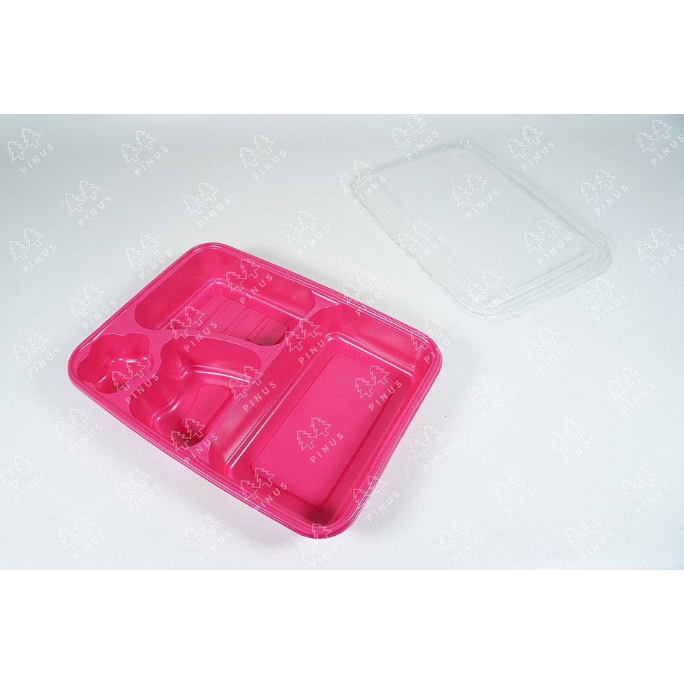 Jual TPP FOODSAFE MIKA BENTO HITAM / WARNA isi 50 SET | Shopee Indonesia