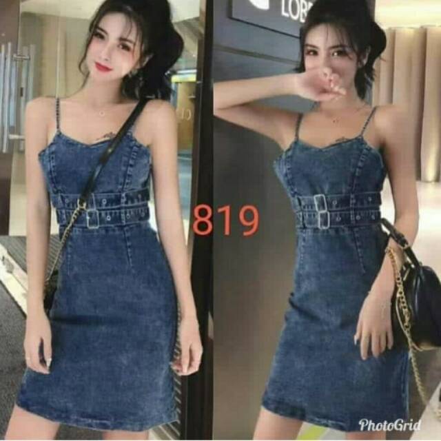 Jual Mini dress jeans | Shopee Indonesia