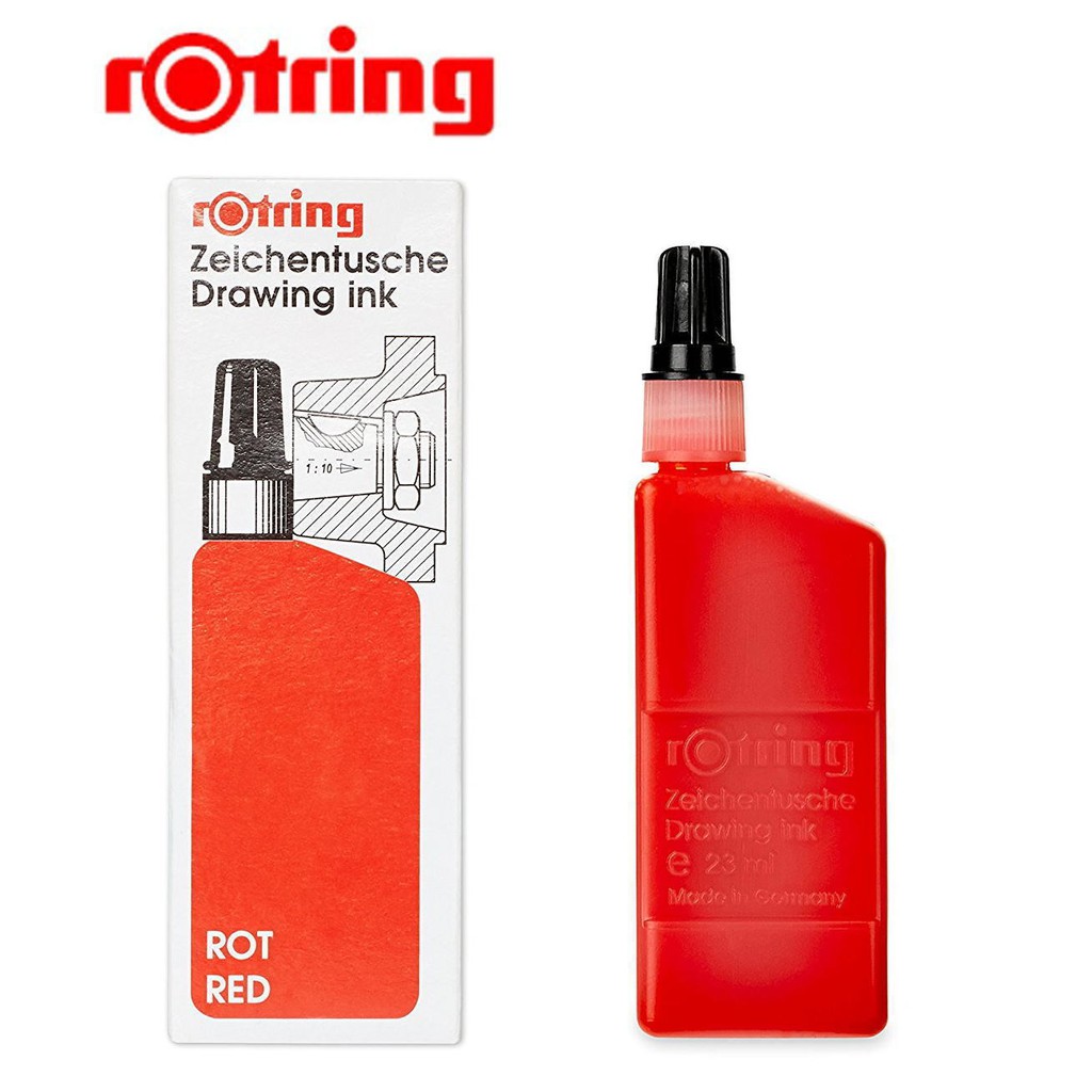Jual Rotring Ink Bottle / Tinta Pen 23ml - Red | Shopee Indonesia