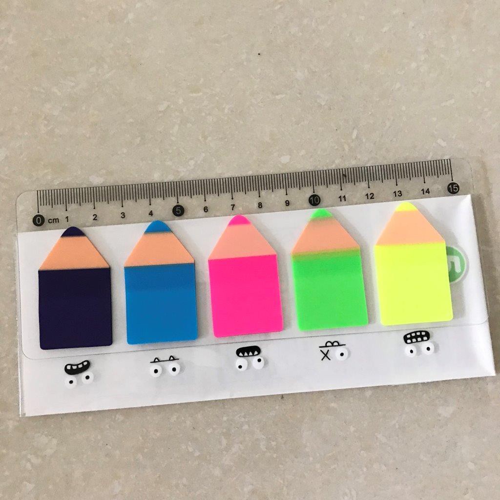 Jual Sticky notes penggaris post it pencil post it penggaris post it ...