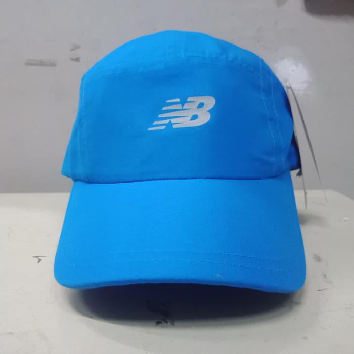 Jual Topi New Balance Running Blue Original - Biru | Shopee Indonesia