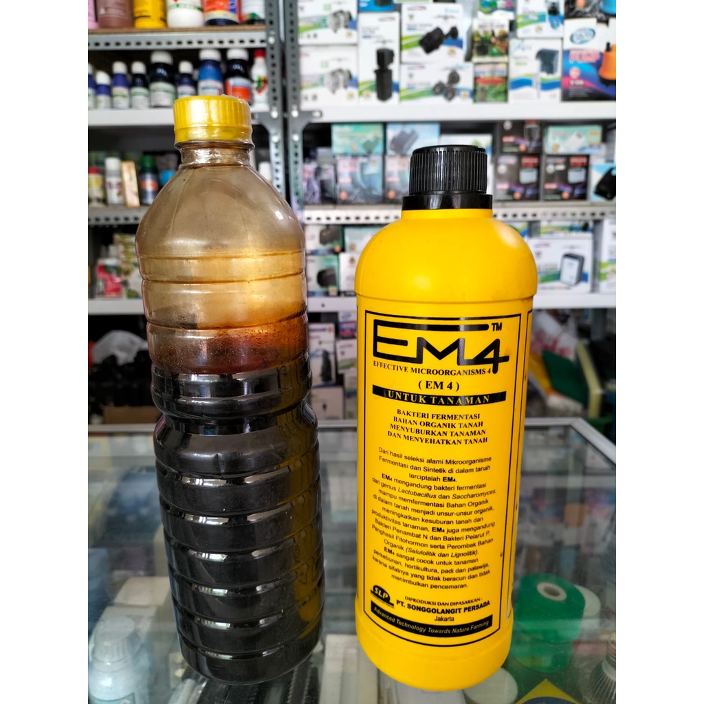 Jual Paket EM 4 EM4 PERTANIAN 1 LITER + MOLASE 1 kg | Shopee Indonesia