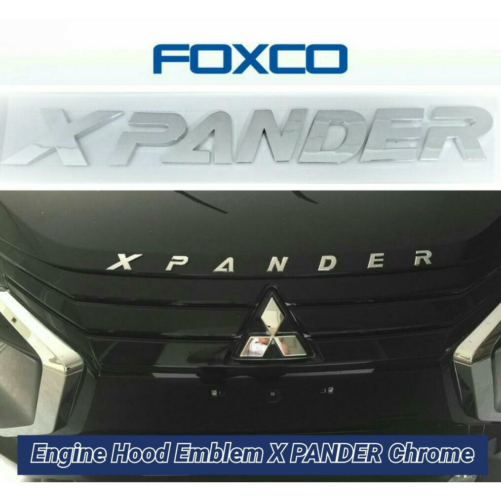 Jual engine hood emblem xpander chrome | Shopee Indonesia