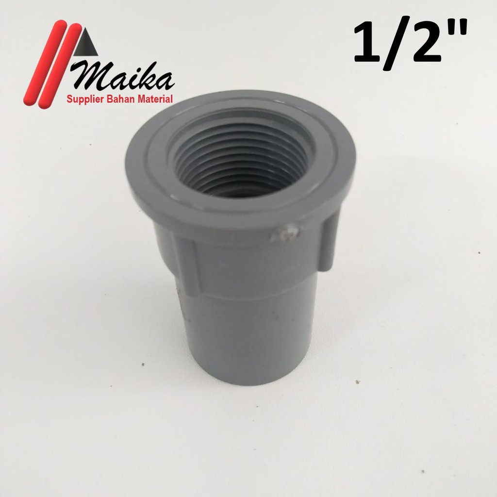 Jual Sock Drat Dalam SDD PVC 1/2" AW / Faucet Socket | Shopee Indonesia
