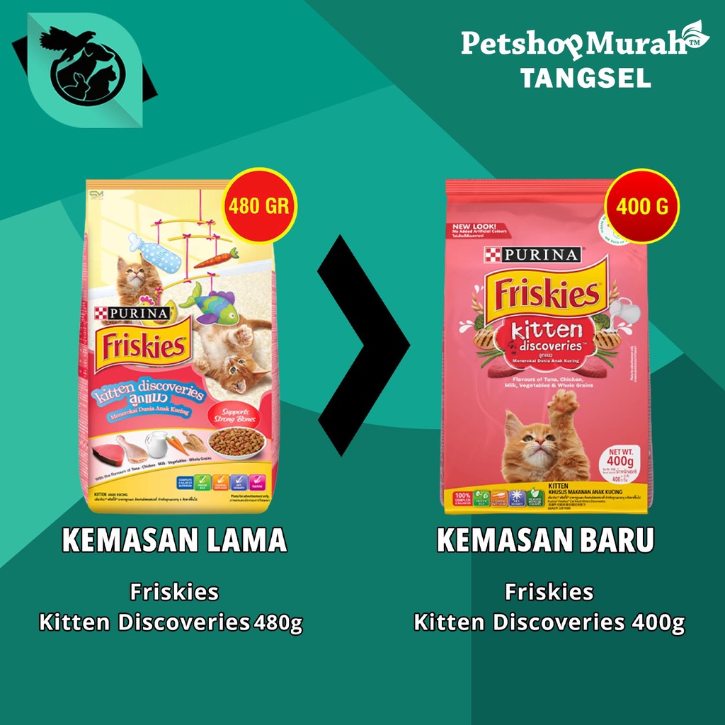Jual Makanan Kucing Friskies Kitten Discoveries 400g | Shopee Indonesia