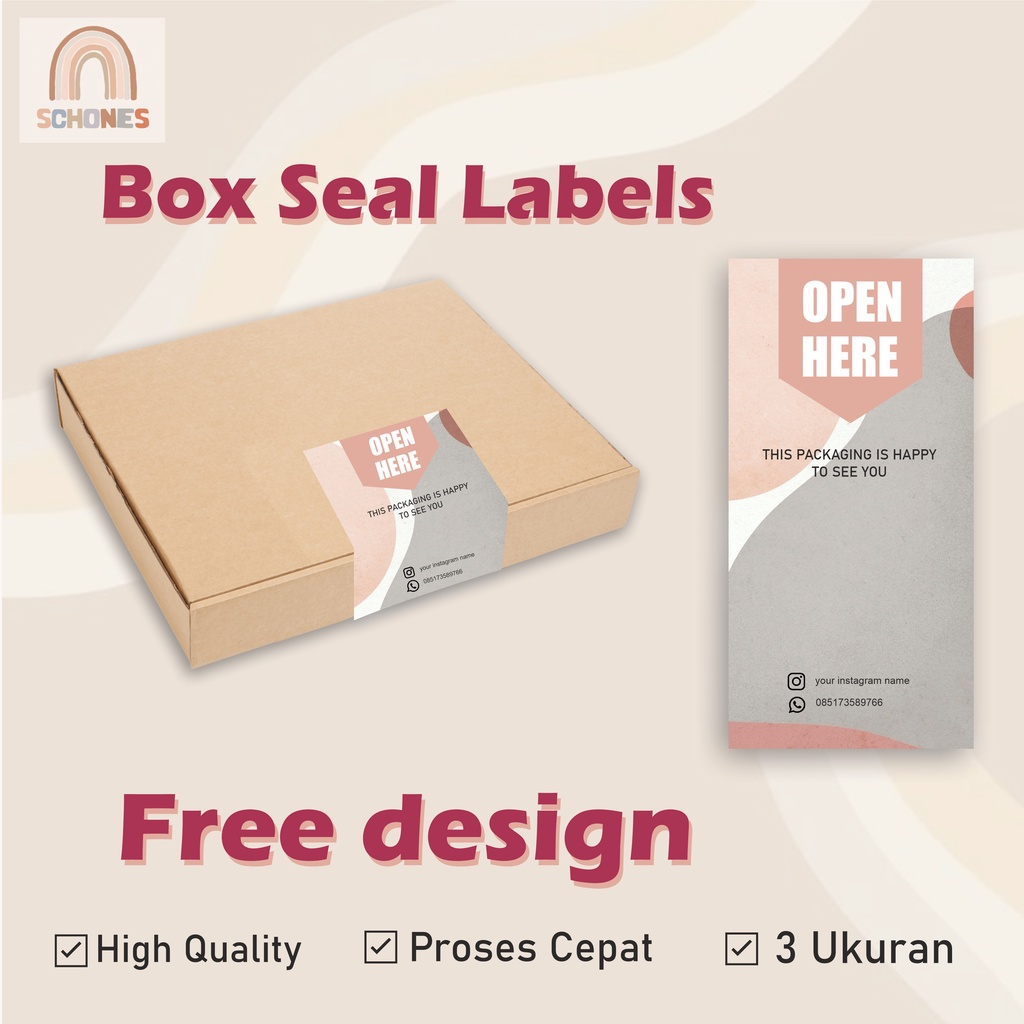 Jual Stiker Segel Kemasan/Packaging | Shopee Indonesia
