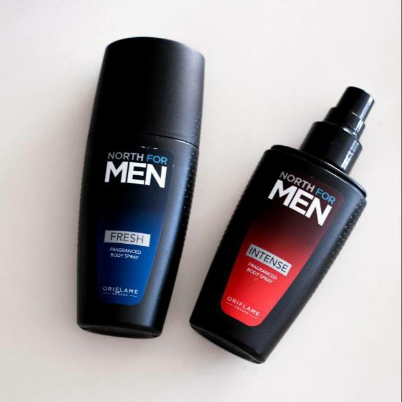 Jual North for men fresh/intense body spray | Shopee Indonesia