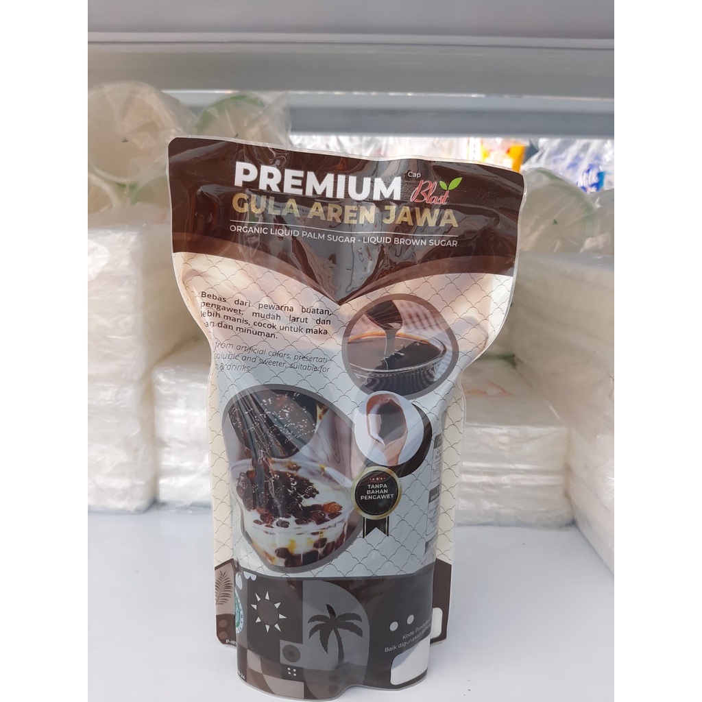 Jual Gula Aren Cair JAWA 1 KG POUCH / Gula Aren Premium / Gula Cair ...