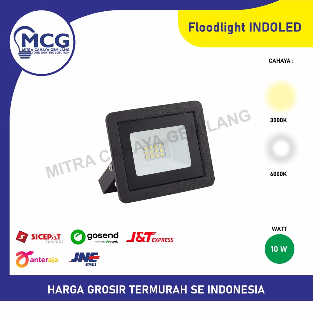 Jual Lampu Sorot Lampu Tembak LED 10W LED Flood Light 10 W Tembak Outdoor 10 Watt | Shopee Indonesia