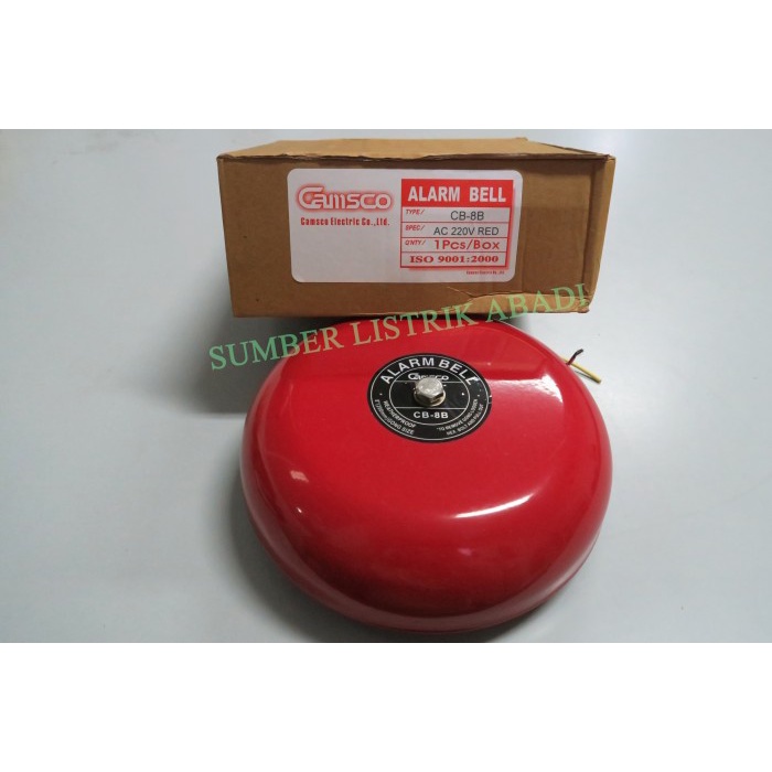 Jual Camsco Alarm Bell Cb-8B 20Cm (Bel Sekolah, Bel Pabrik) | Shopee Indonesia