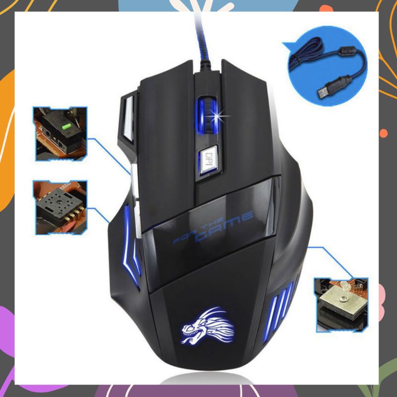 Jual dragon mouse gaming led/ mouse gaming | Shopee Indonesia
