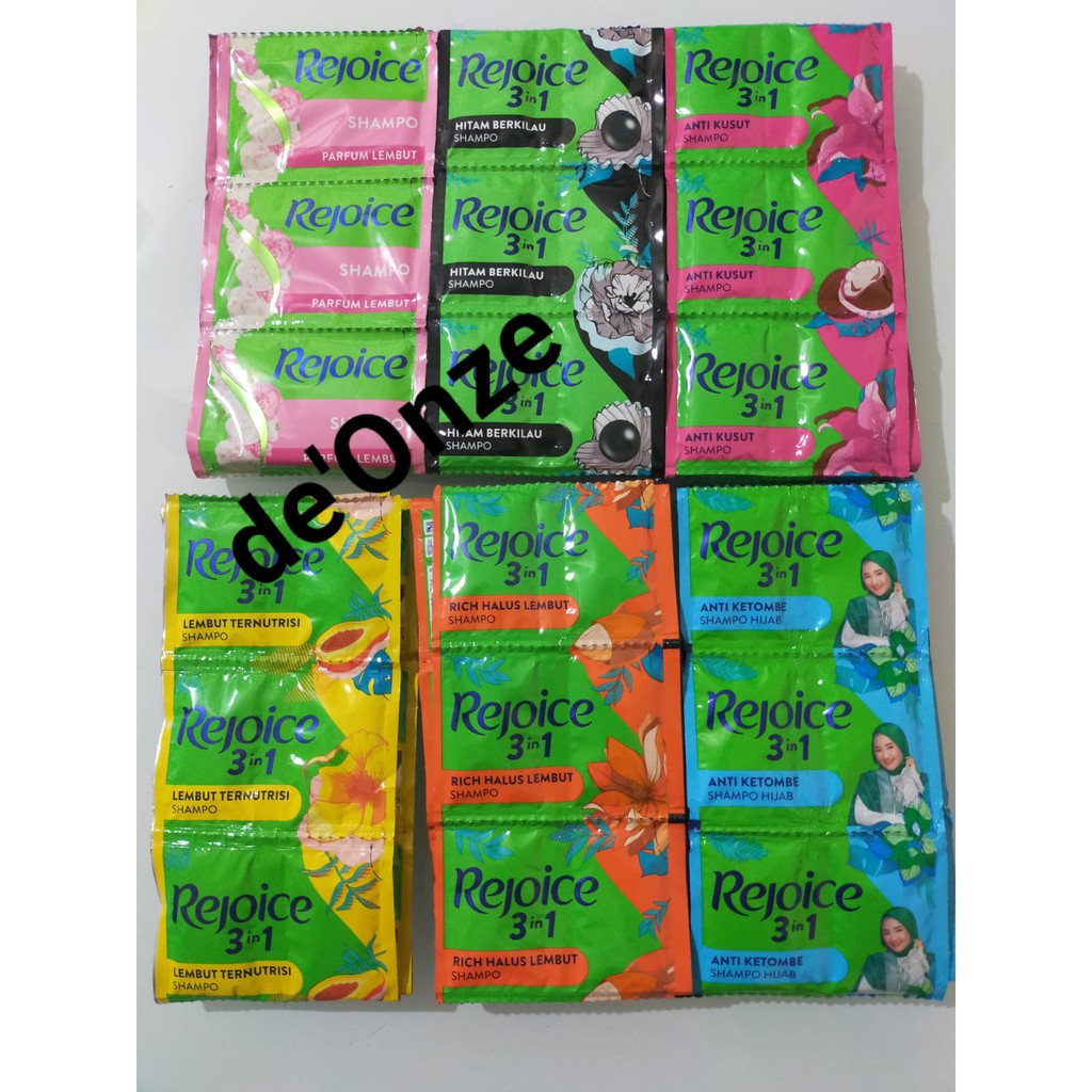 Jual Shampoo Rejoice Renceng (12 Sachet) | Shopee Indonesia