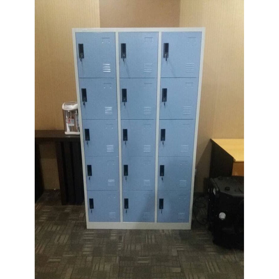Jual LOKER BESI LOCKER LEMARI BESI KABINET 15 PINTU Modera | Shopee ...
