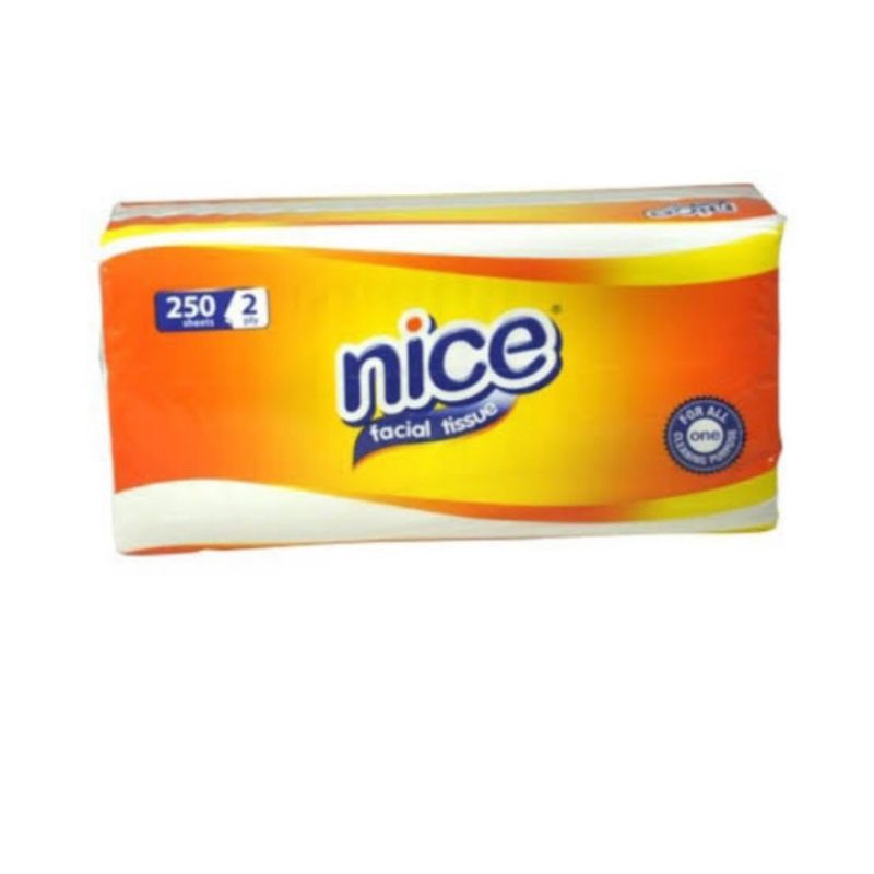 Jual Tisu NICE 250 sheet 2ply / 180 sheet/360 helai facial Tissue ...