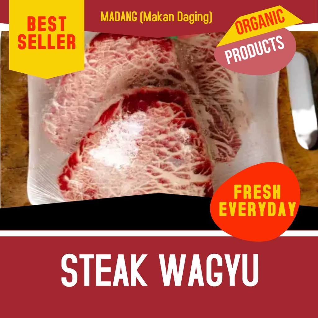 Jual Daging sapi steak-daging wagyu steak meltique murah 500gram ...
