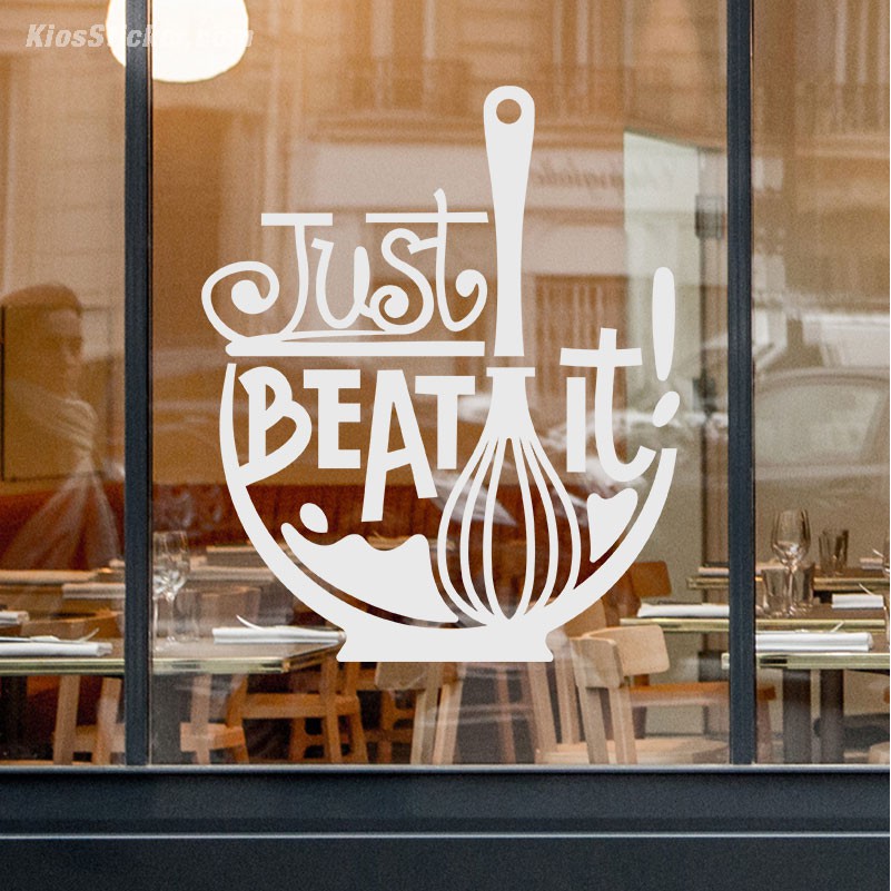 Jual Cutting Stiker Resto QR-12 Sticker Restoran Dinding Kaca Wall ...