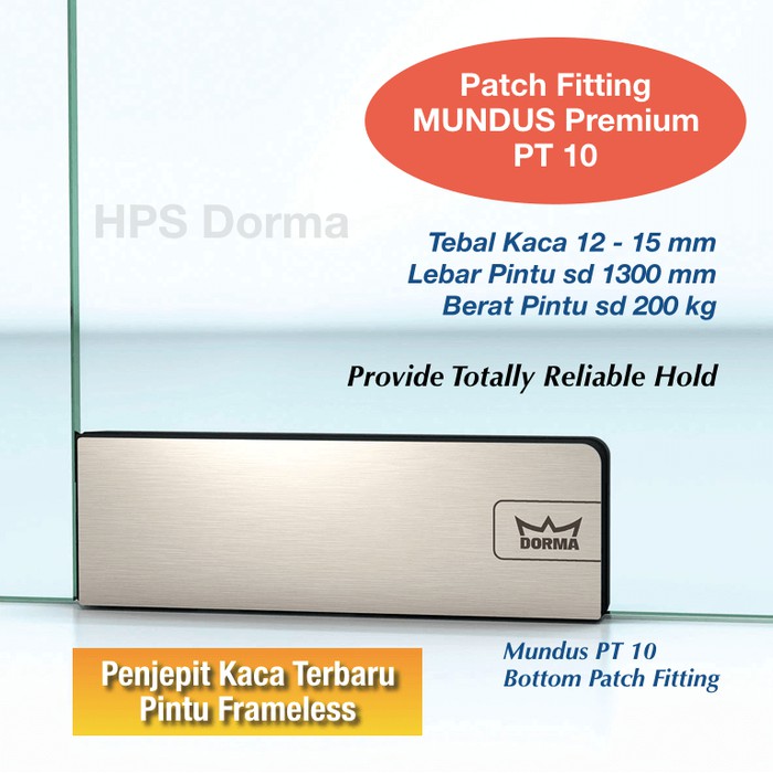 Jual Patch Fitting PT 10 MUNDUS Premium Dorma (Bottom Patch) | Shopee Indonesia