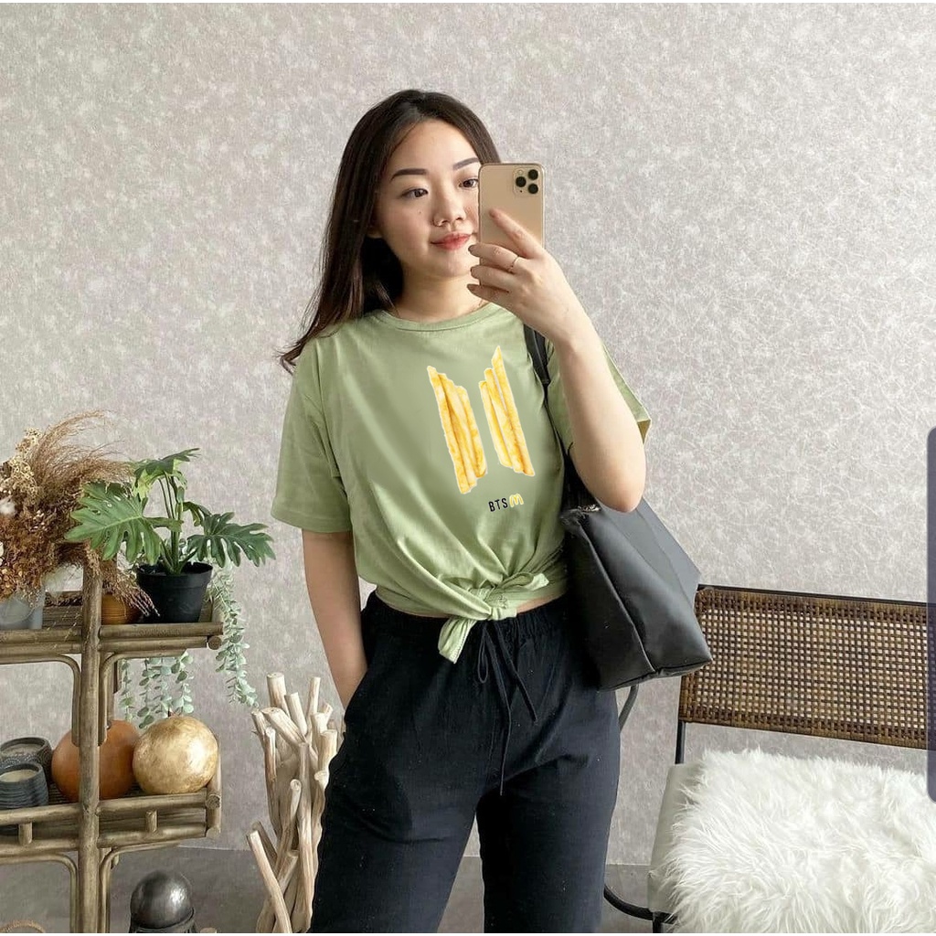 Jual KAOS SAGE GREEN OVERSIZE | BAJU TSHIRT TUMBLR TEE MATCHA AVOCADO ...