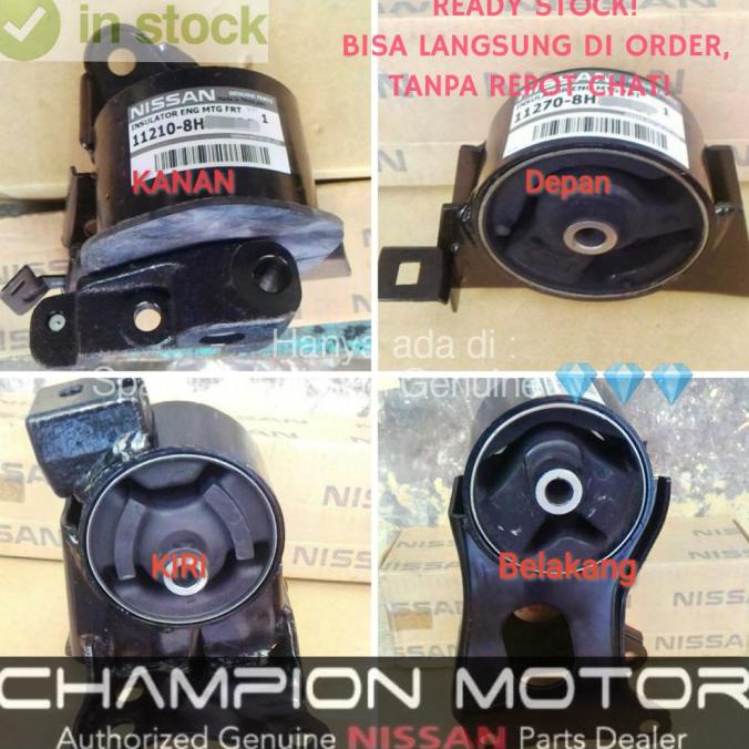 Jual Engine Mounting Set Xtrail T30 2.5 At 2003-2008 Oem Nissan Pnp ...