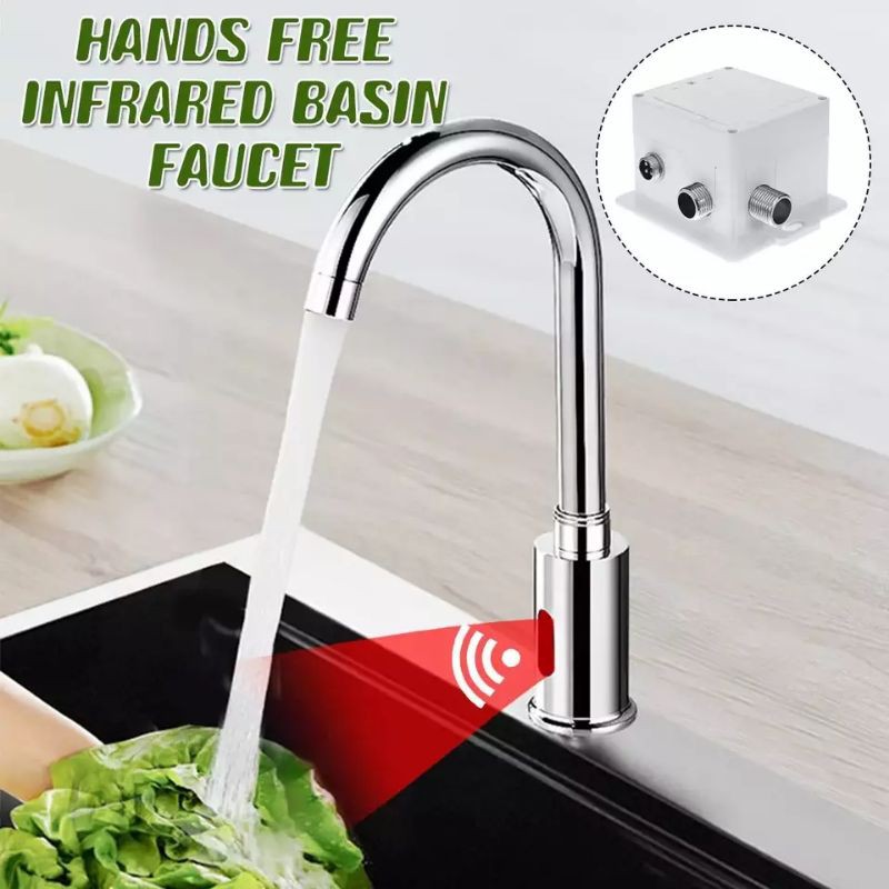 Jual kran wastafel Automatic keran kitchen sink sensor otomatis ...