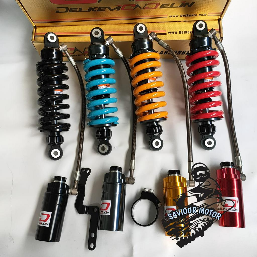 Jual monoshock ninja 150 rr delkevic tabung pisah klik rebound aktif shockbreaker delkevic ninja ...