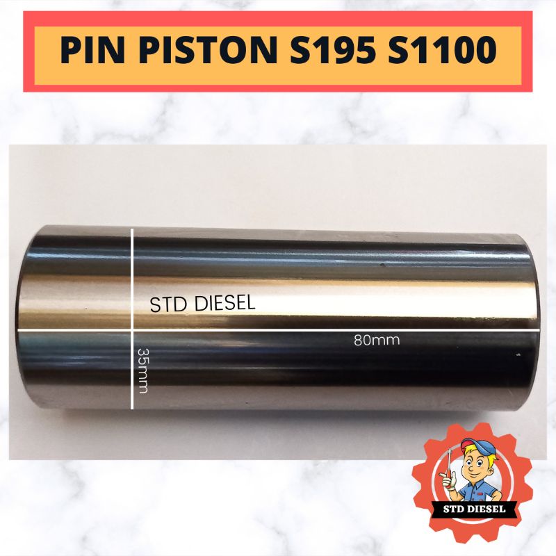 Jual PIN PISTON S195 S1100 12 16 HP PK MESIN DIESEL ENGINE PEN SEKER AS PISTON | Shopee Indonesia