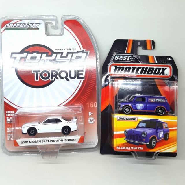 Jual GL Nissan Skyline GTR R34 White And MBX Austin Mini Van | Shopee ...