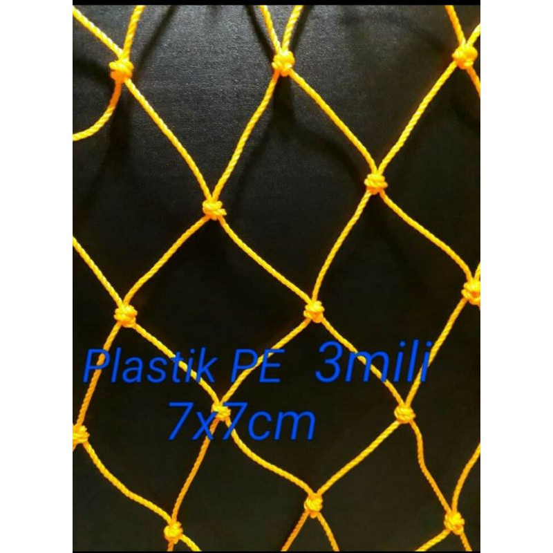 Jual jaring jala jala plastik PE 3 mm lubang 7 x 7 cm | Shopee Indonesia