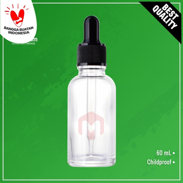 Jual Botol Pipet Kaca 60ml BENING - Glass Bottle Pipette 60ml | Shopee ...