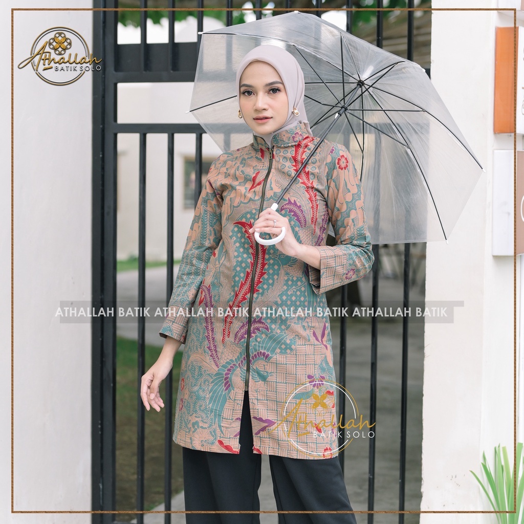 Jual Athallah Batik Premium - Atasan Baju Batik Wanita Kerja Kantor ...