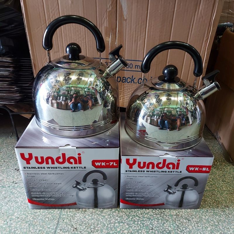 Jual WHISTLING KETTLE / TEKO BUNYI / TEKO SIUL YUNDAI 3/4/5/7 Liter | Shopee Indonesia