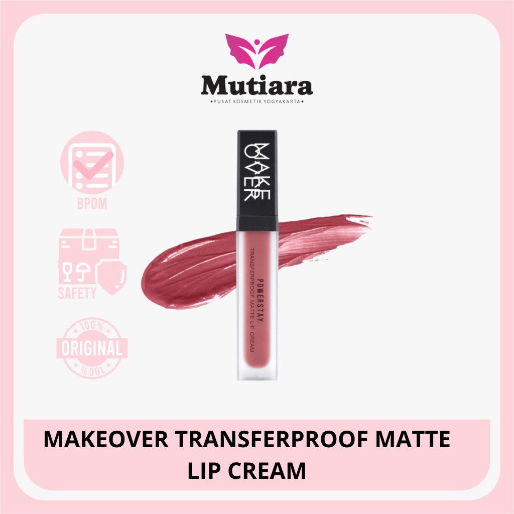 Jual MAKEOVER POWERSTAY TRANSFERPROOF MATTE LIP CREAM | Shopee Indonesia