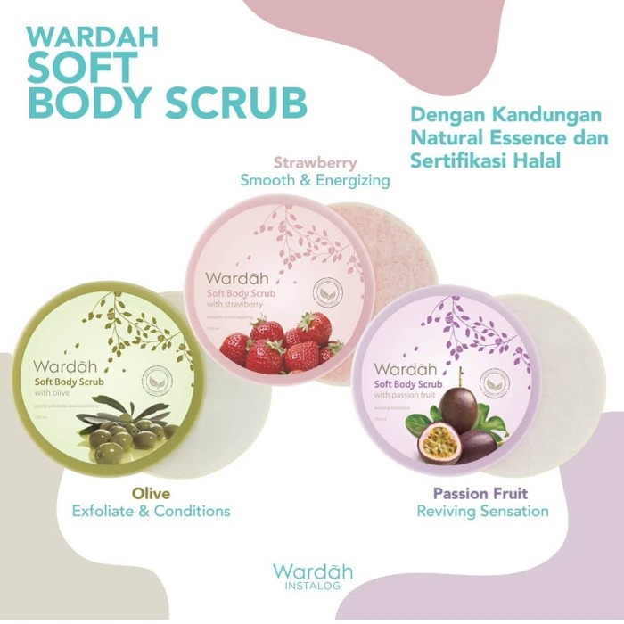 Jual Wardah Soft Body Scrub 150ml / 240 ml | Shopee Indonesia