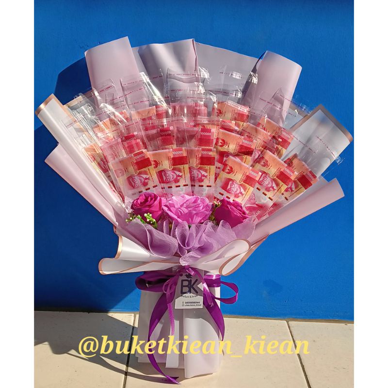 Jual buket duit / buket uang / money bucket / buket wisuda /buket ...