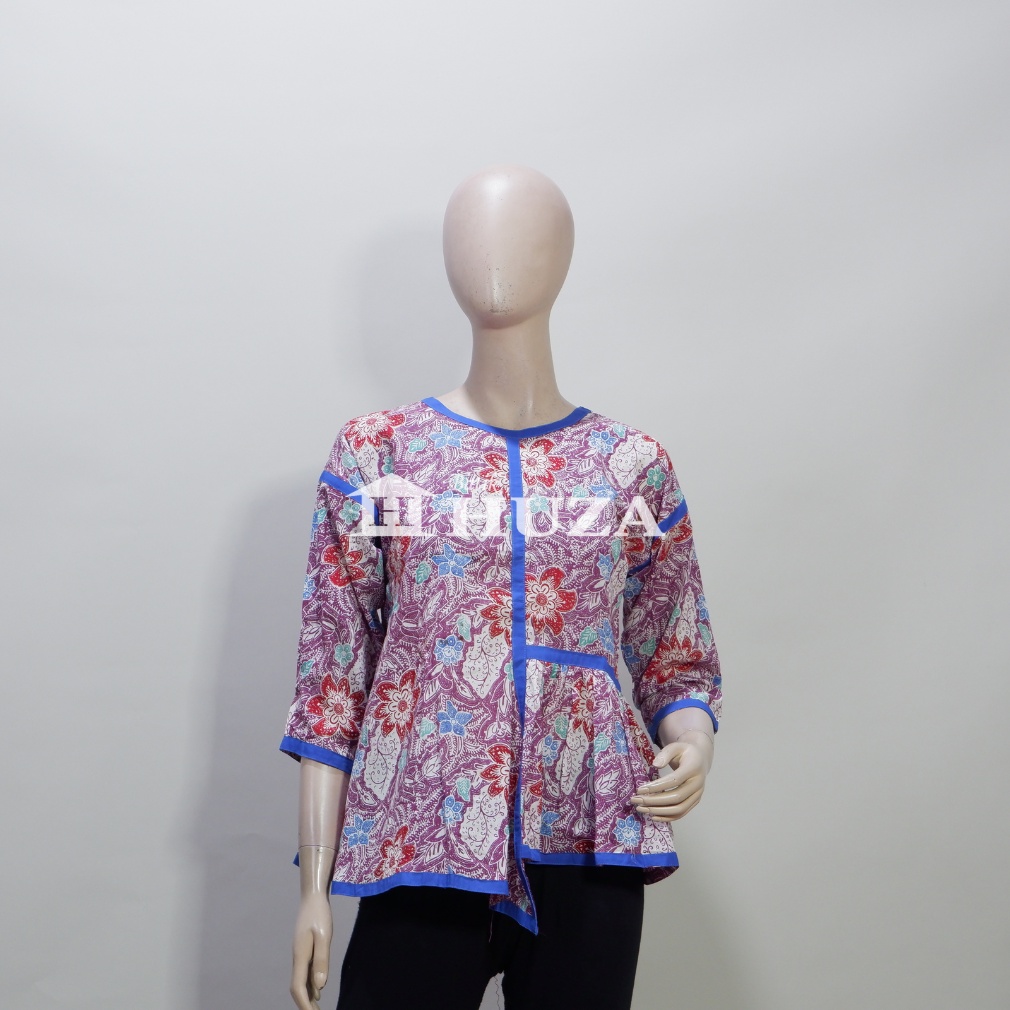 Jual Batik Huza Blouse Samia Pls | Shopee Indonesia