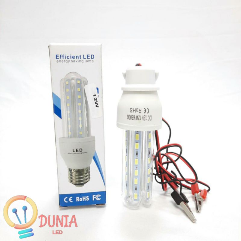 Jual Lampu LED DC 12 Volt Cahaya Putih Lampu DC 3U | Shopee Indonesia