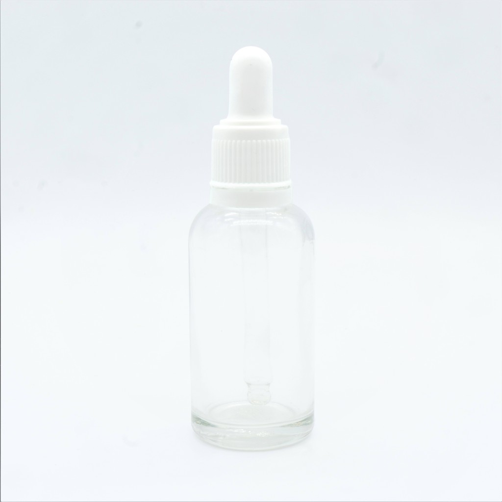 Jual BOTOL PIPET KACA 20ml BENING TEBAL Ring Segel Putih | Shopee Indonesia
