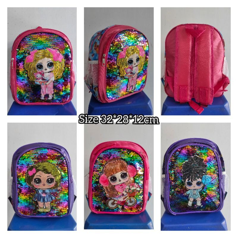 Jual Ransel LED mata Nyala (LOL, FROZEN) | Shopee Indonesia