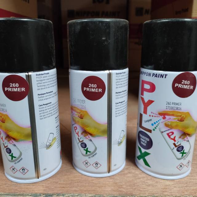Jual CAT PYLOX PILOX SEMPROT 300CC PRIMER 260 NIPPON PAINT | Shopee ...