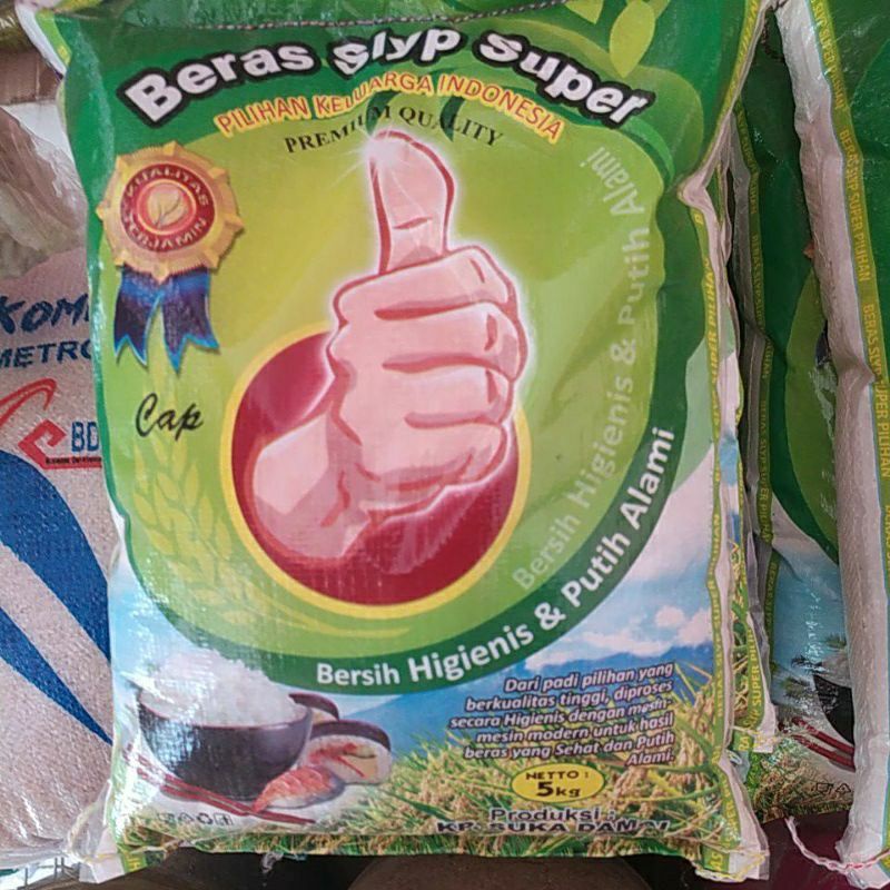 Jual Beras Slyp Super Jempol 5 kg | Shopee Indonesia