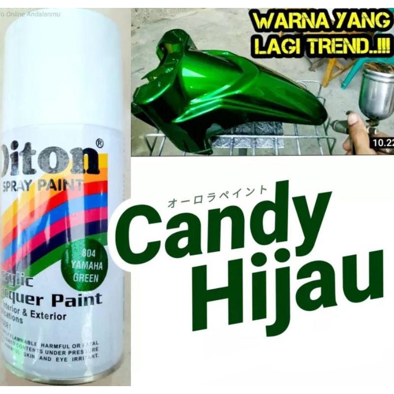 Jual DITON ACRYLIC SPRAY 300ML SEMUA WARNA buat motor, sepeda ...